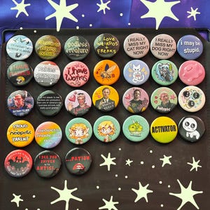 Misc. Silly Meme Buttons 1.5" || Funny Gifts - Etsy