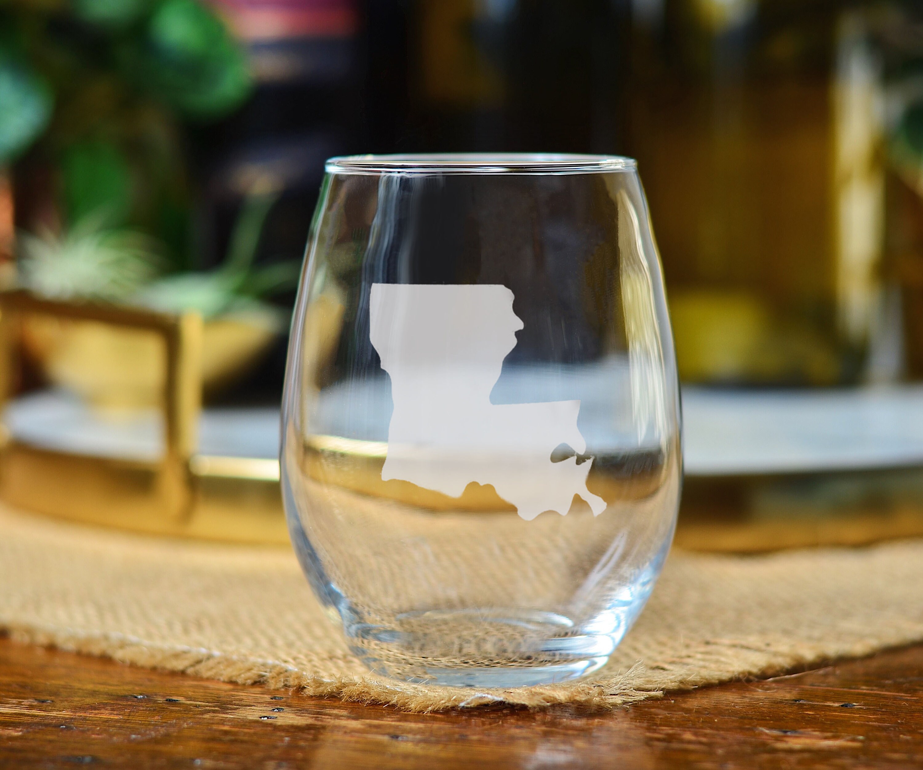 State of Louisianna Barware; LSU Tiger Glassware; New Orleans Glasses ...