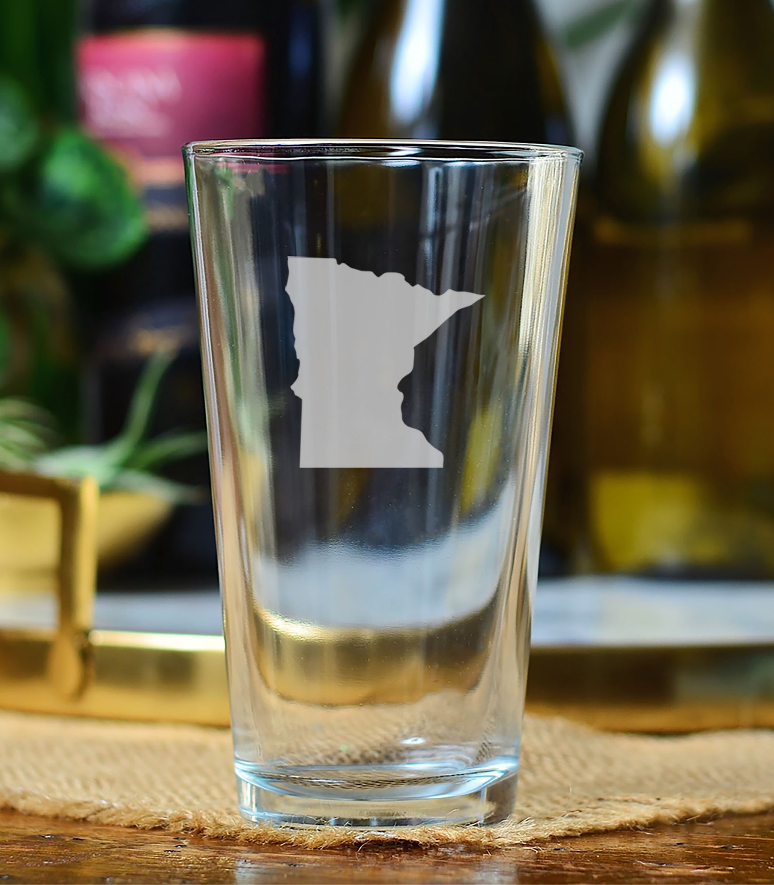 State of Minnesota Glassware; University of Minnesota Golden Gophers ...
