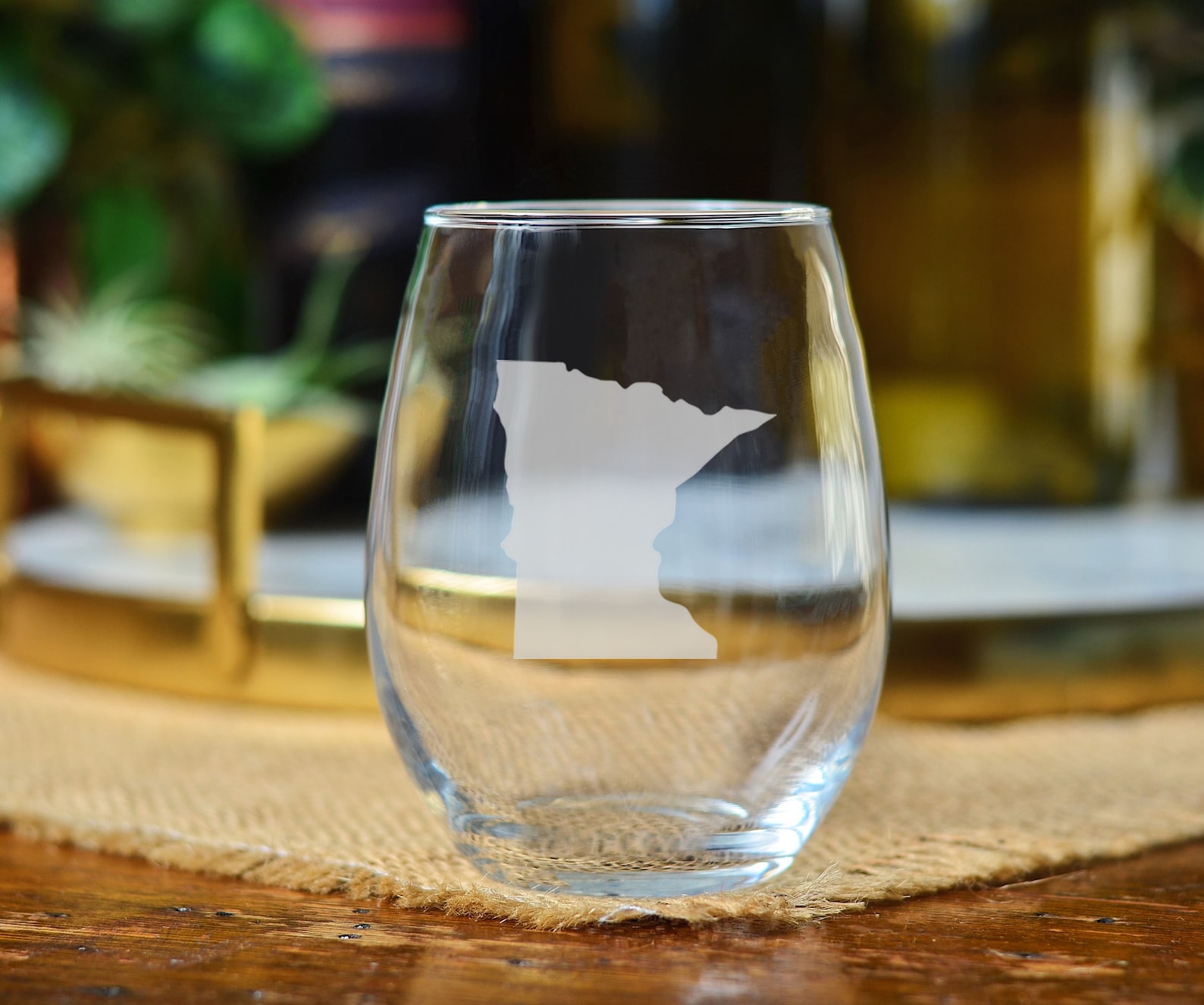 State of Minnesota Glassware University of Minnesota Golden Gophers ...