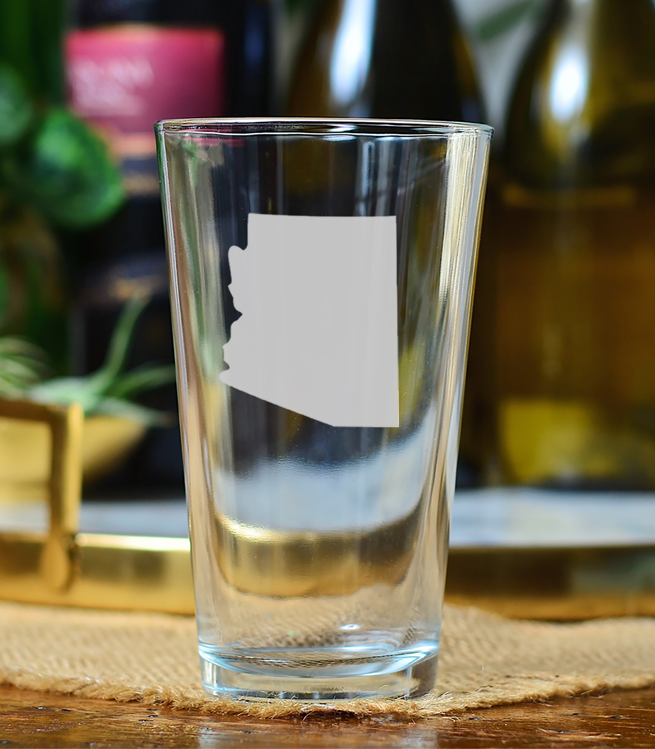 State of Arizona Glassware; University of Arizona Barware; Flagstaff ...