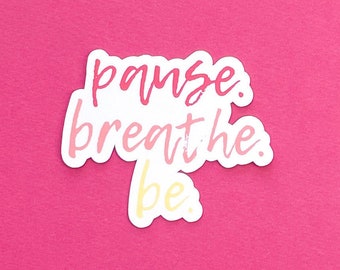 Pause Sticker - Etsy