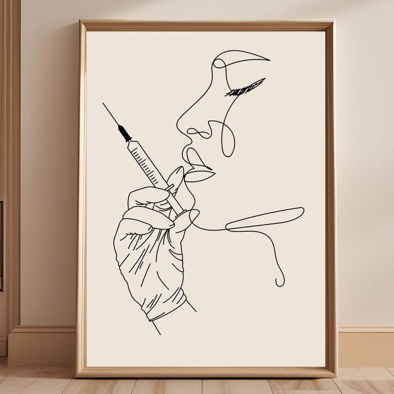 Aesthetics Med Spa Wall Art - Etsy