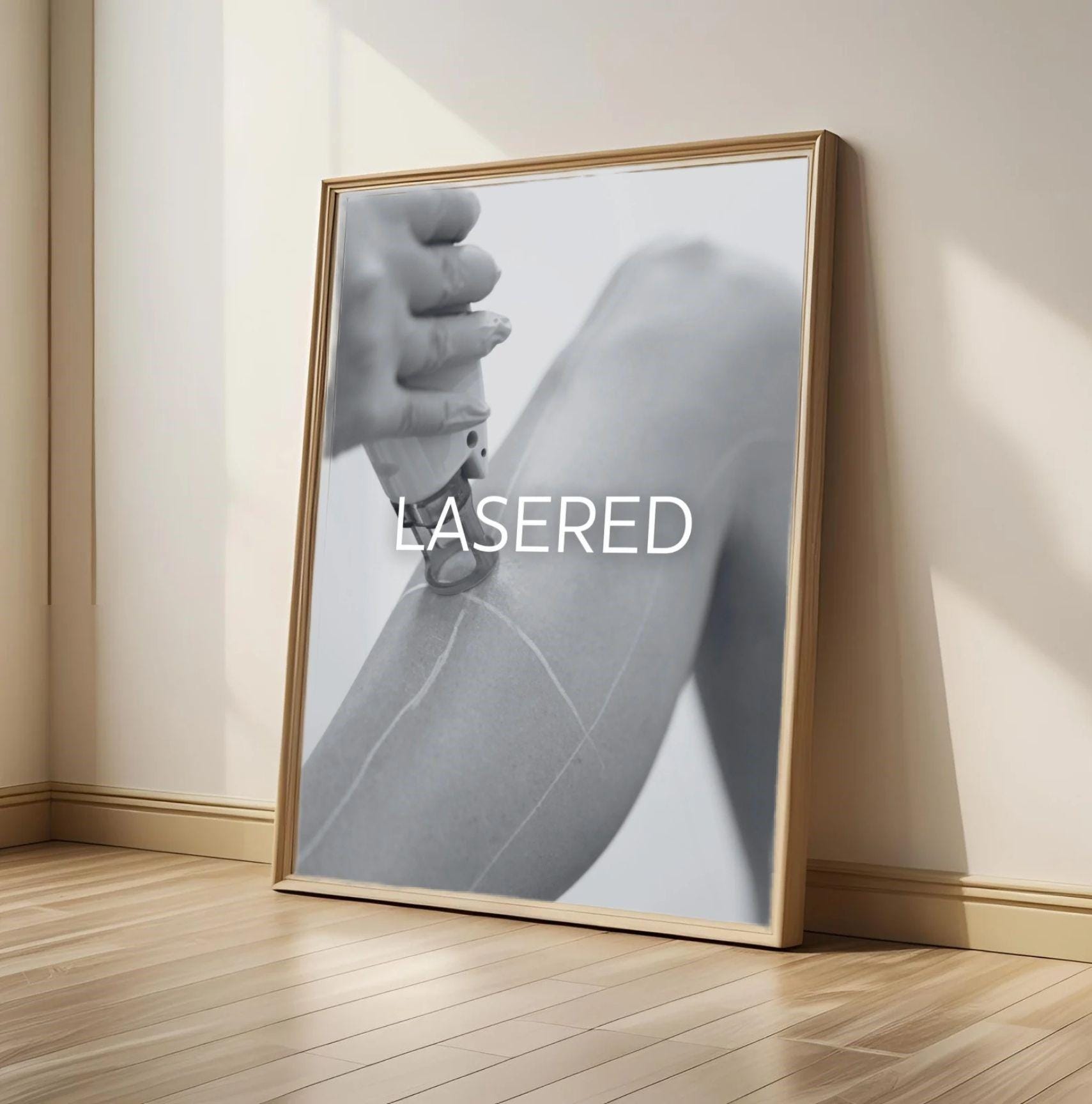 Printable Laser Hair Removal Wall Art | Set of 3 | Esthetician Spa ...