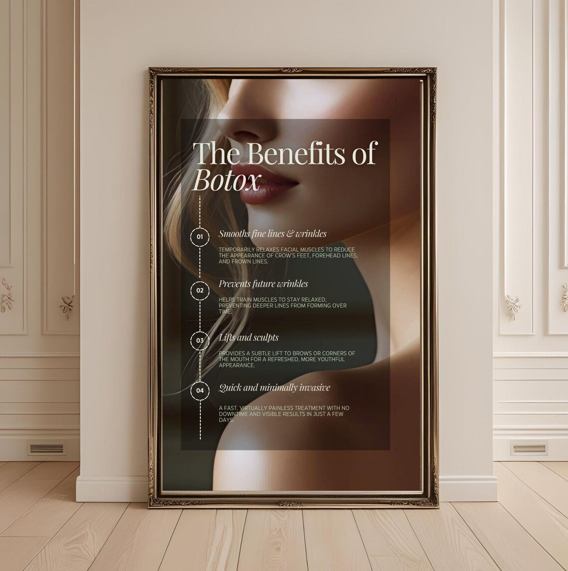 Botox Benefits Poster: Printable Decor for Med Spas, Injectors ...