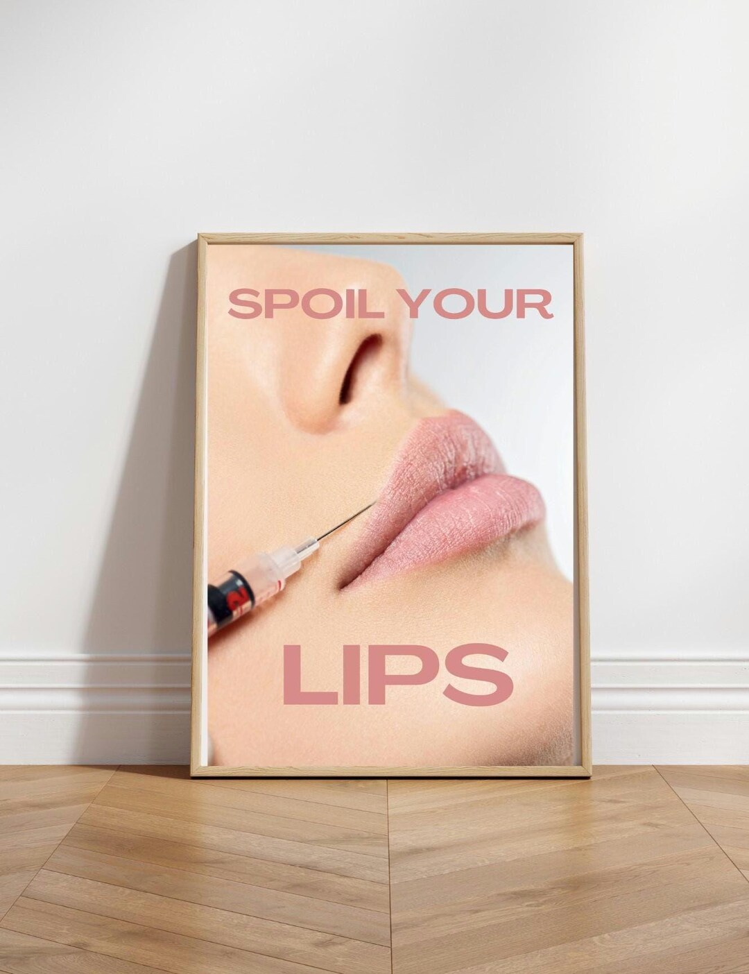 Spoil Your Lips | Fillers & Botox Wall Art | Beauty Injector Decor ...