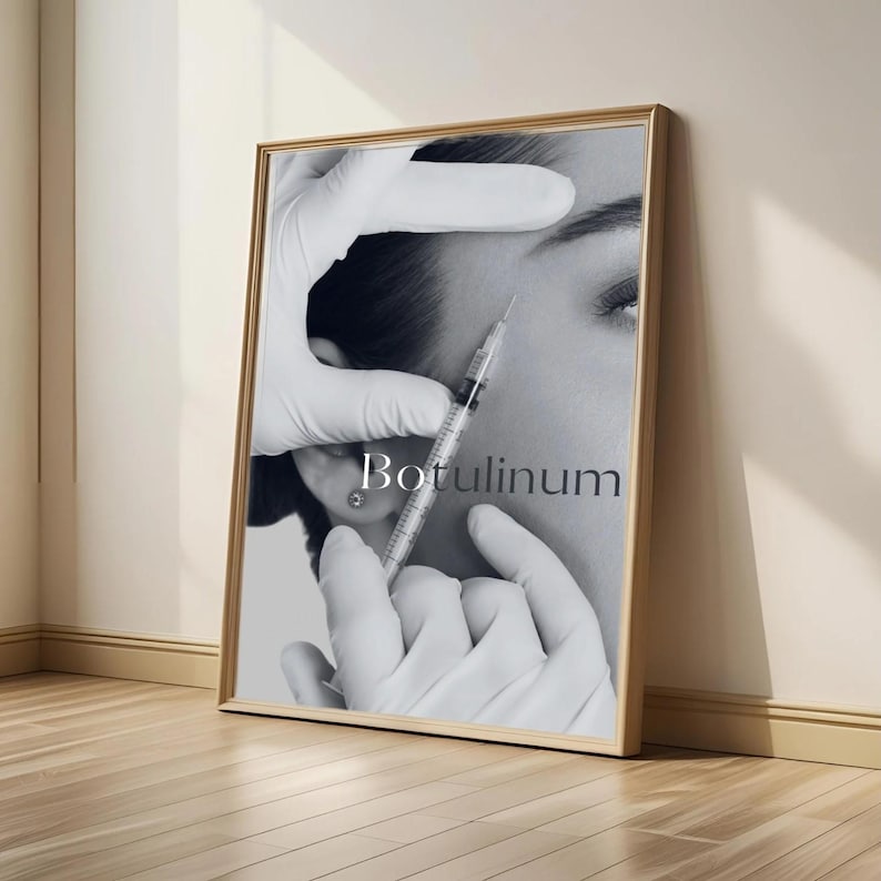 Set of 2 | Fillers and Botox Wall Art | Botulinum Toxin | Med Spa Decor ...