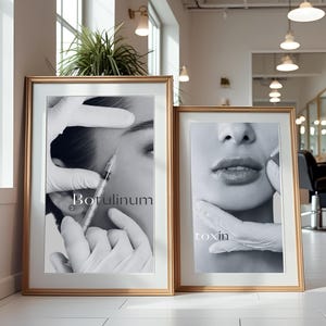 Set of 2 | Fillers and Botox Wall Art | Botulinum Toxin | Med Spa Decor ...