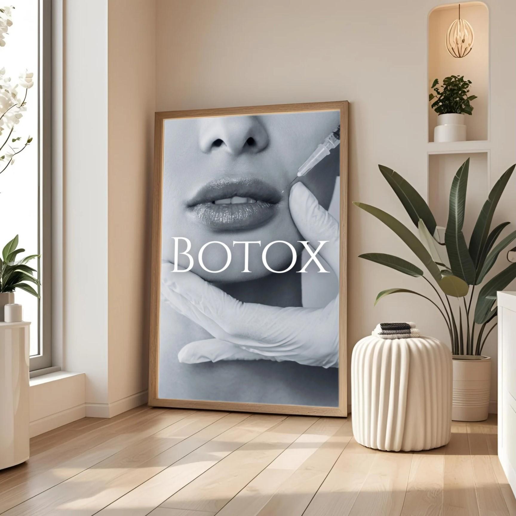 Lip Fillers & Botox Wall Art | Med Spa Decor | Aesthetic Clinic and ...