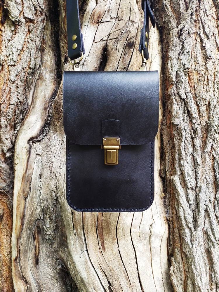 Leather Phone Cases, Gift for Her, Leather Phone Bags, Crossbody iPhone ...