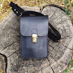 Leather Phone Cases, Gift for Her, Leather Phone Bags, Crossbody iPhone ...