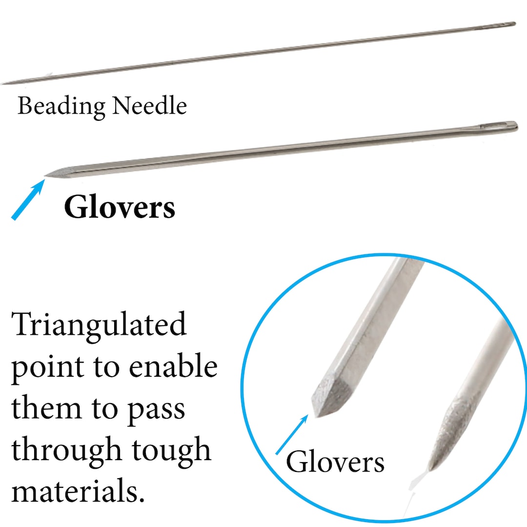 John James Glovers Needles, Size 4, 40mm Length/0.76mm Diameter, Pack ...