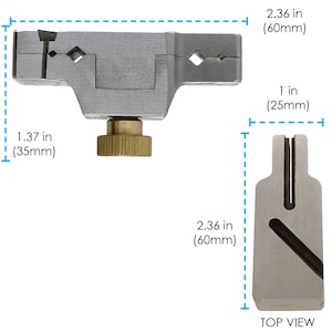 The Beadsmith Miter Cutting Vise Jig– for Filling Small Metal, Creating ...