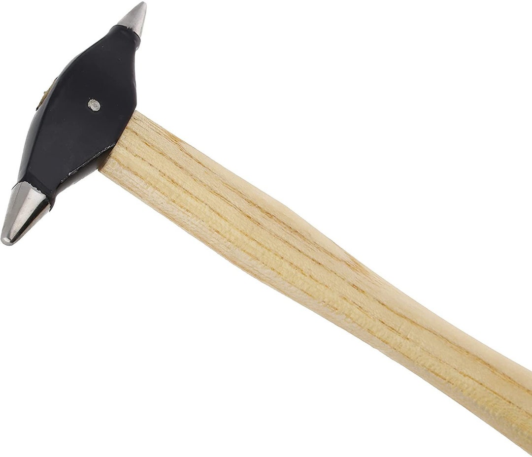 The Beadsmith Micro Embossing Hammer - 9 Inches Wooden Handle, 65mm Two ...