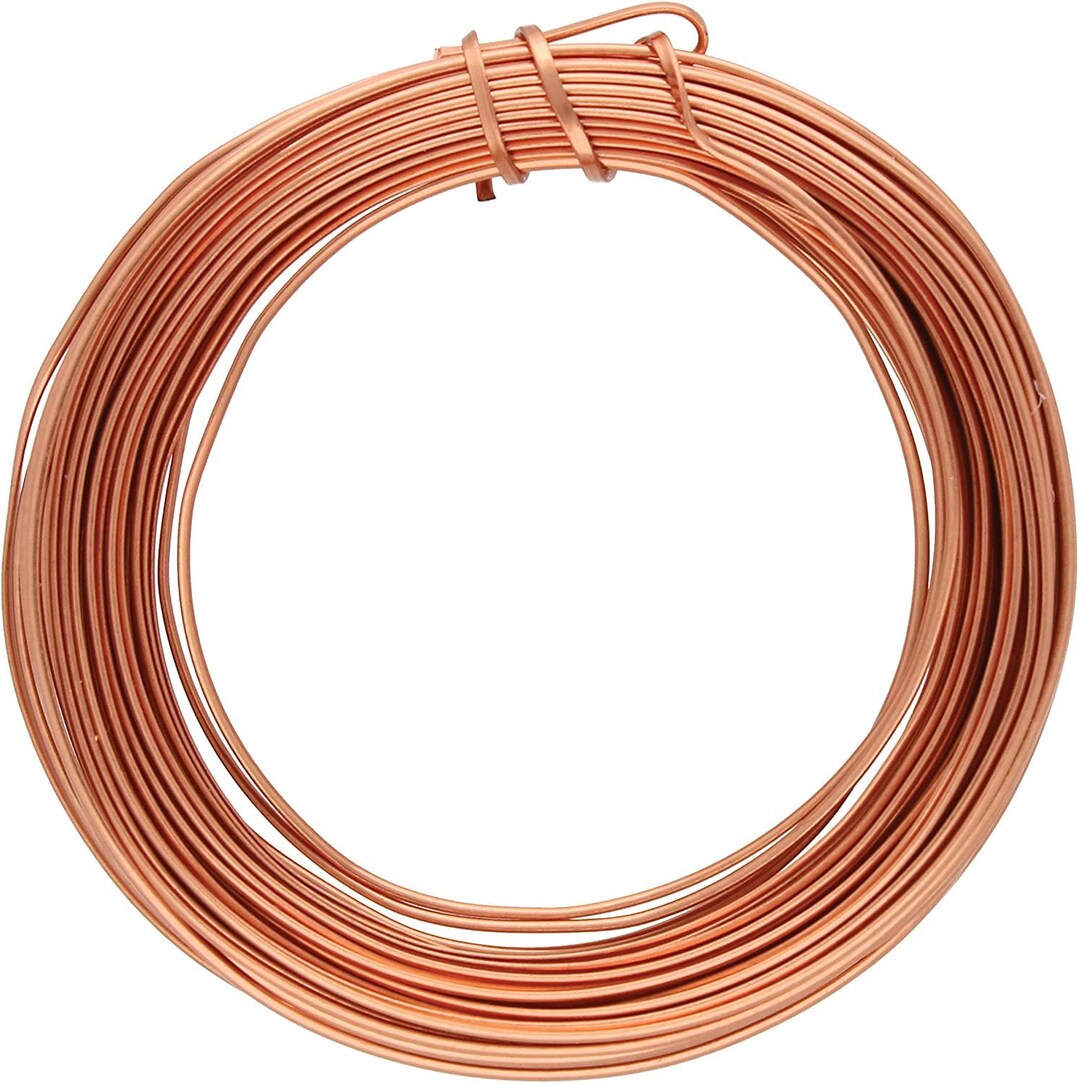 The Beadsmith Half-round Craft Wire – Soft Temper Jewelry Wire, Copper ...