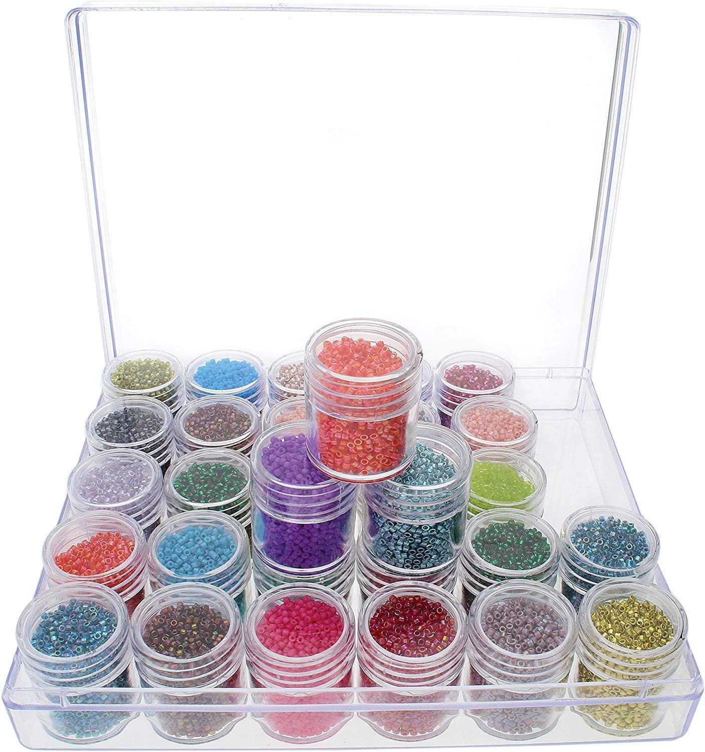 The Beadsmith Personality Case Clear Storage Organizer Box - Etsy