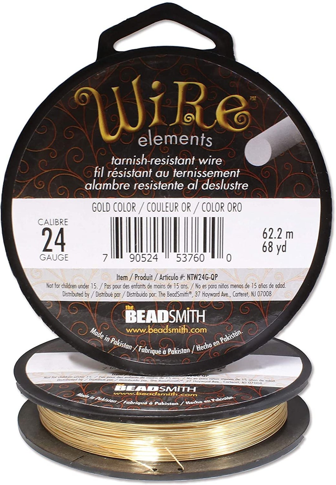 The Beadsmith Wire Elements 24-gauge Lacquered Tarnish-resistant Copper ...