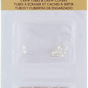 The Beadsmith Basic Elements Crimp Tubes & Corrugated Crimp Covers - Etsy