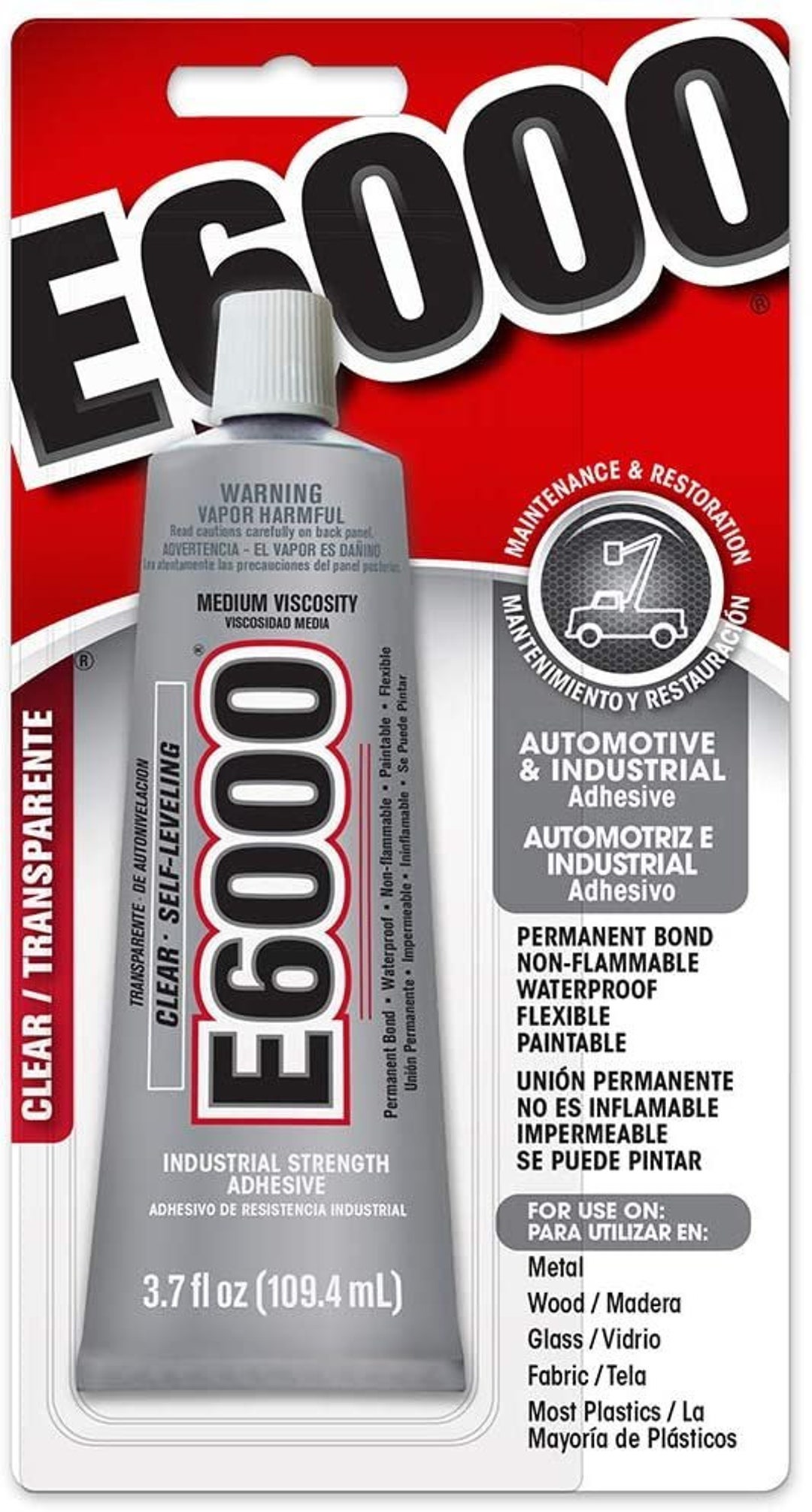 E6000 230022 Medium Viscosity Auto/industrial Adhesive, 3.7 Fl Oz - Etsy