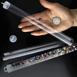 The Beadsmith Clear Plastic Tubes - 9-inch-long Round Tubes.875 Inches ...