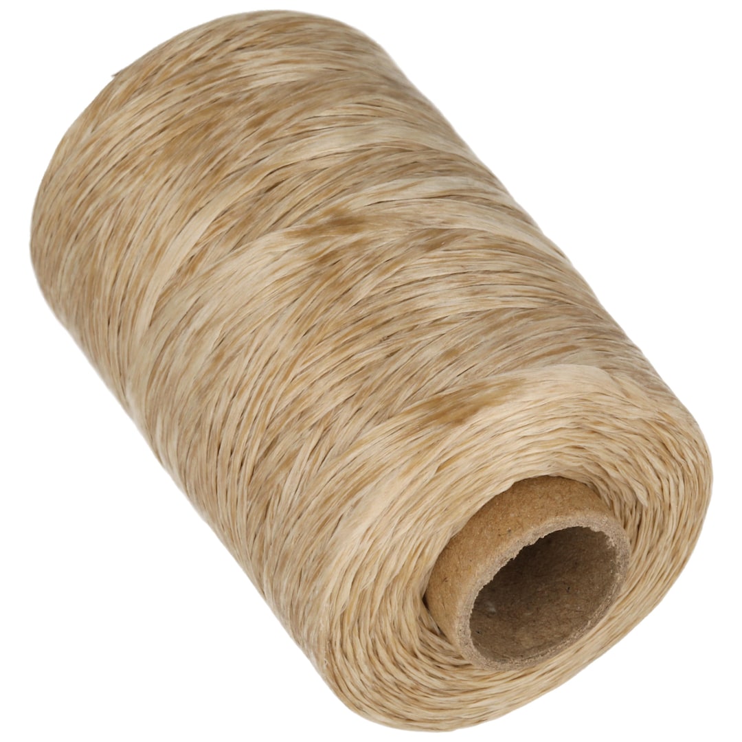 The Beadsmith Artificial Sinew – Waxed Polyester Cord, Natural Color, 5 ...