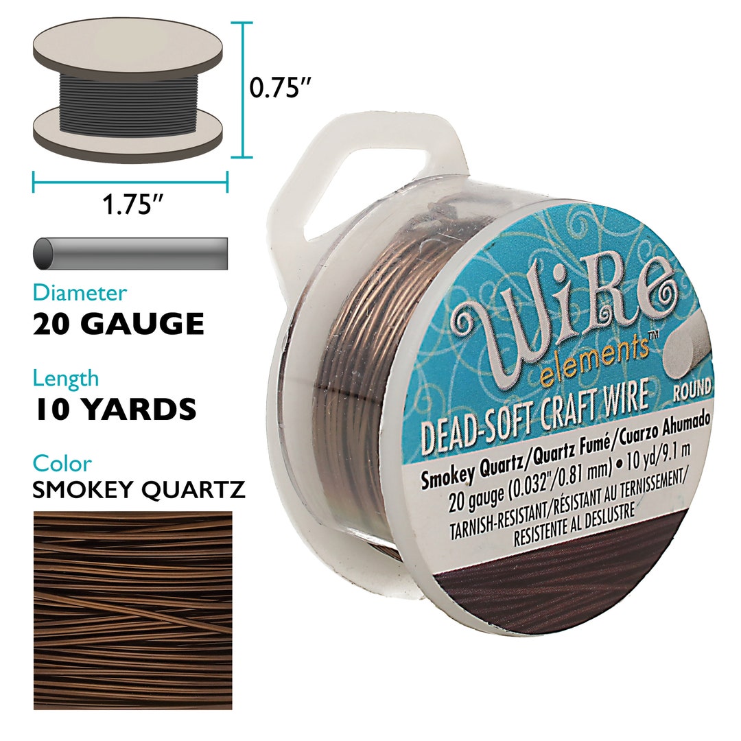 The Beadsmith Wire Elements Craft Wire– Tarnish Resistant, Soft Temper ...