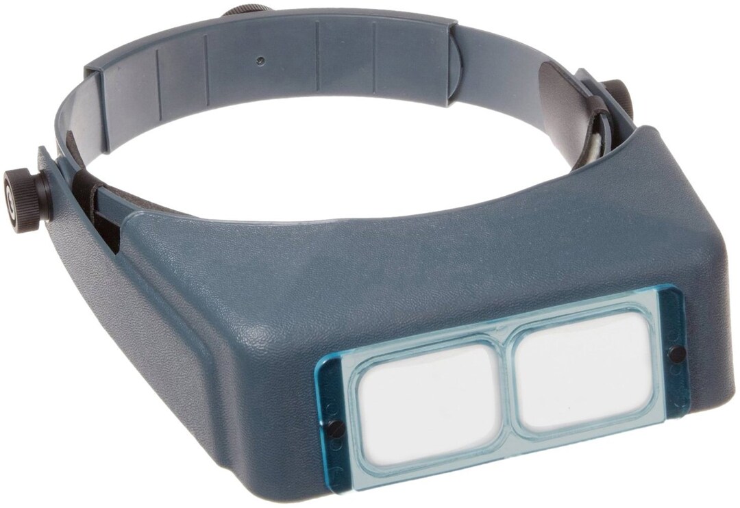 Donegan DA-5 Optivisor Headband Magnifier, 2.5x Magnification, 8" Focal ...