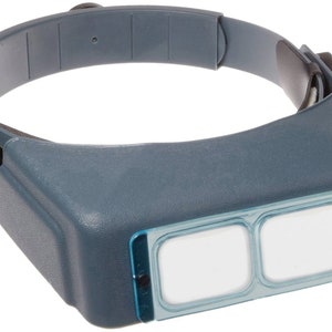 Donegan DA-5 Optivisor Headband Magnifier, 2.5x Magnification, 8" Focal ...