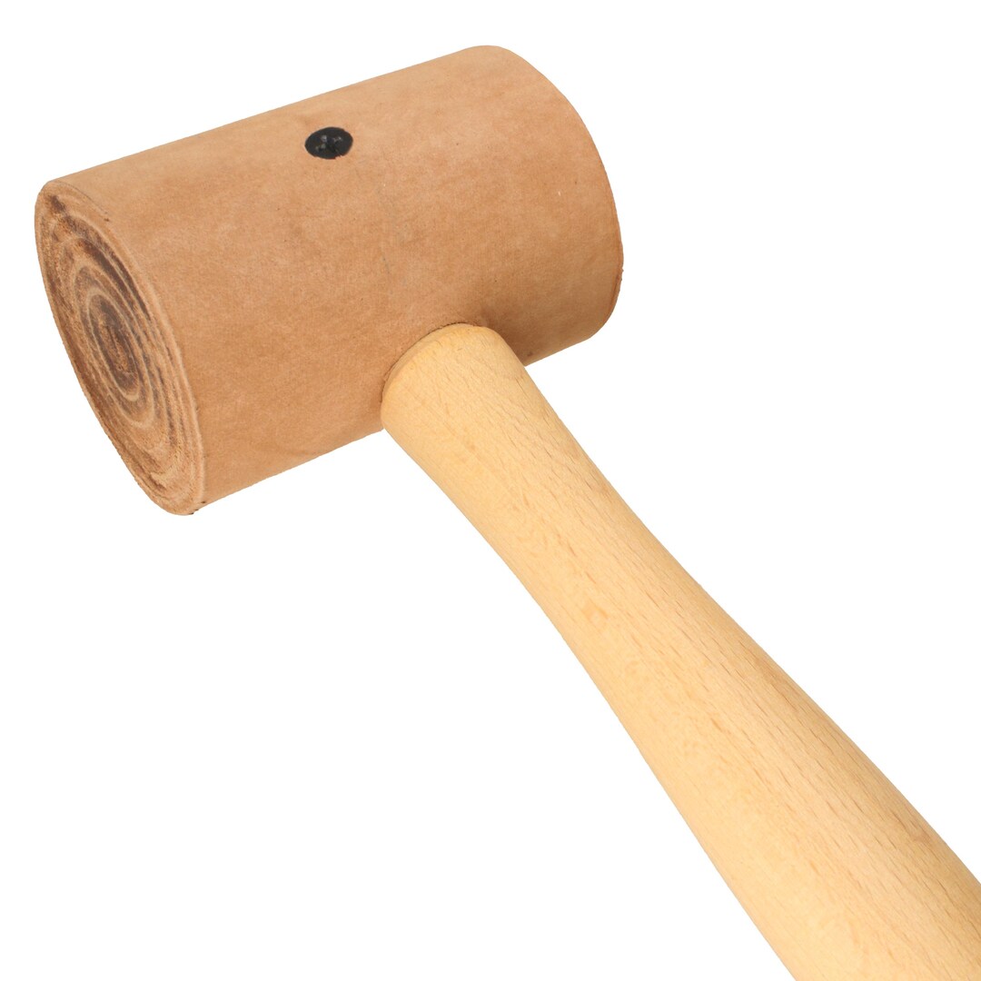 The Beadsmith Rawhide Mallet - 100% Natural Crafting Tool W/ 2 ...