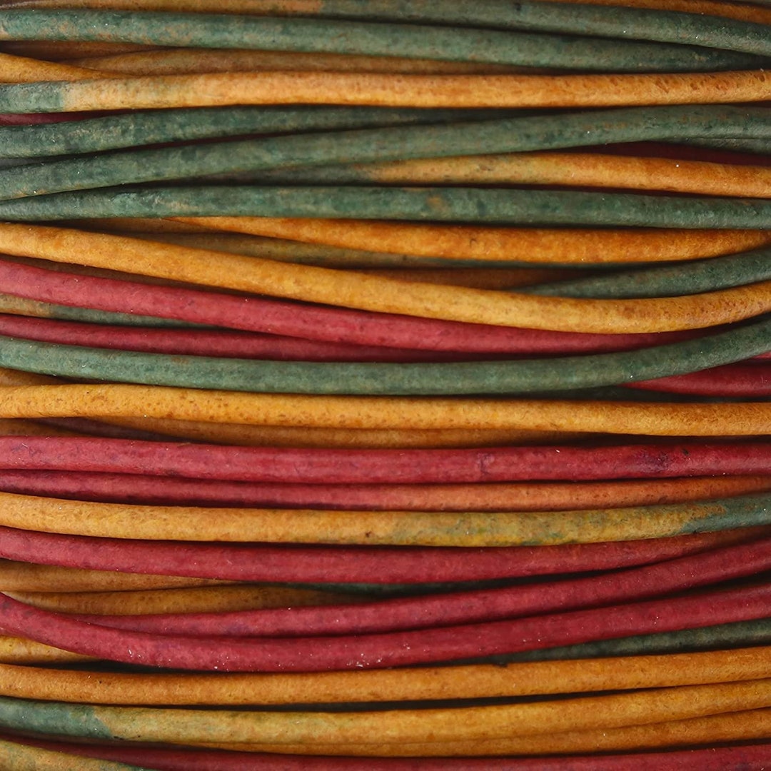 The Beadsmith Leather Cord Gypsy Dyed Kinte 1mm Spool 25 - Etsy