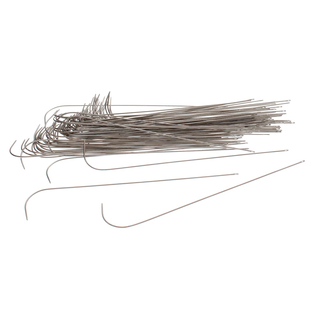 The Beadsmith Spin & String, Spinning Wheel Needle, 3.65 In. 100 Pieces ...