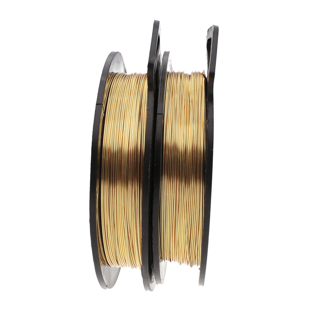 The Beadsmith Wire Elements 20 Gauge Lacquered Tarnish Resistant Copper Wire for Jewelry Making ...