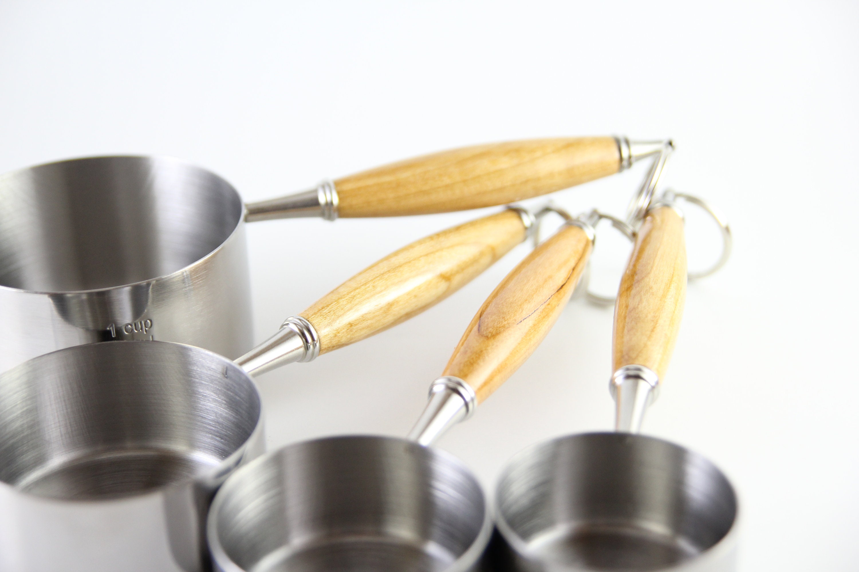 Hand Made Wood Measuring Cup Set - Western Red Cedar — Farmstead DecorNmore