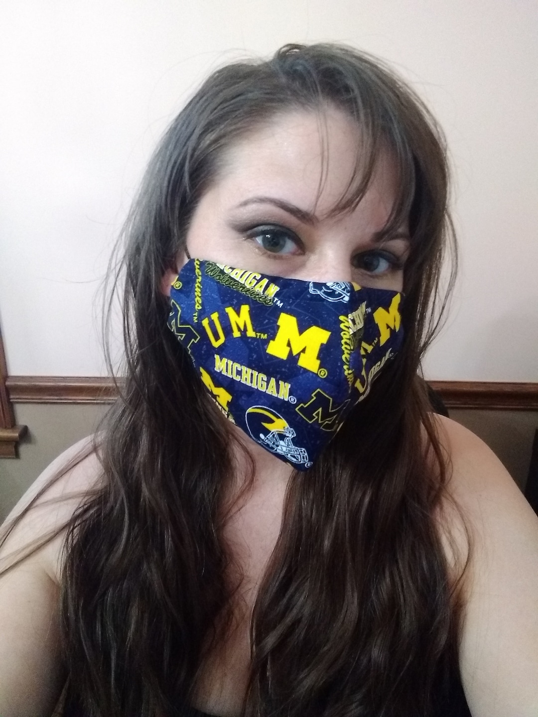 University of Michigan TM2020 Face Masks With Sewn-in CO2 Pocket - Etsy