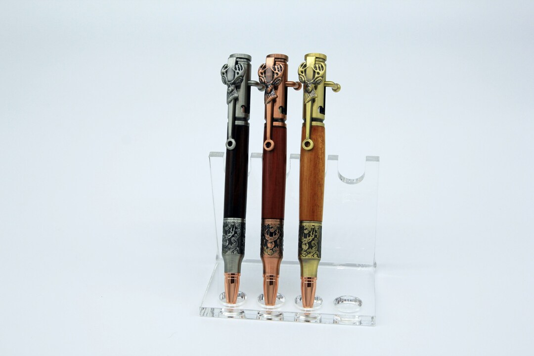 Handmade Deer Mount Pen – Trophy Engraved, Amish Wood - Etsy