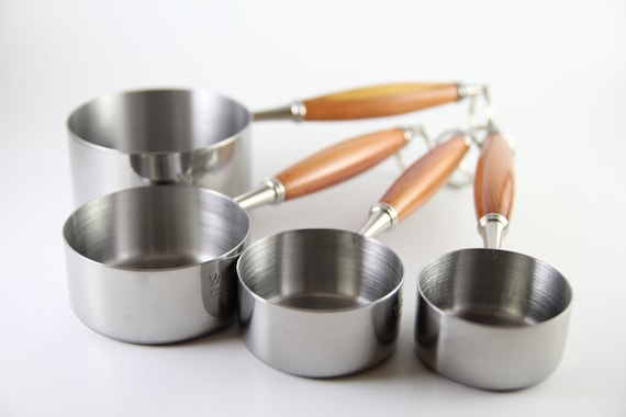 Hand Made Wood Measuring Cup Set Western Red Cedar | Etsy