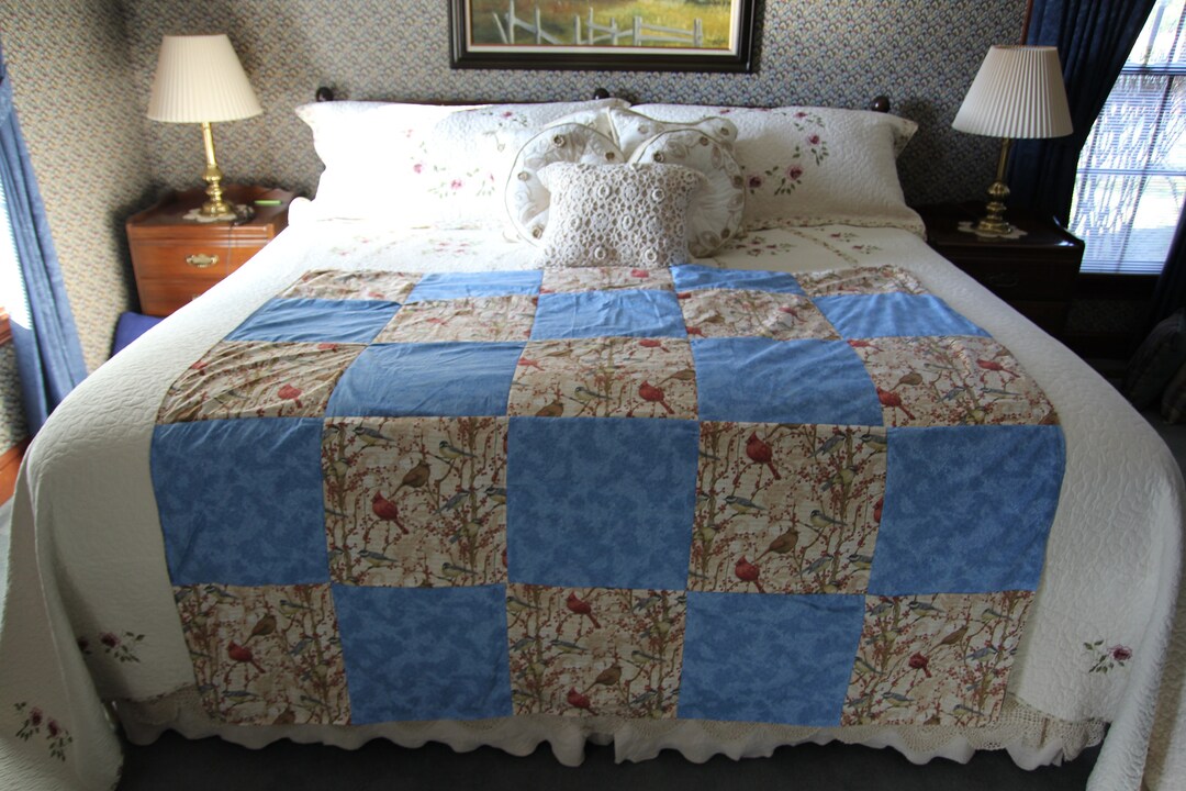 Custom Quilts *~* Large Block Pattern Without Border ~*~ - Etsy