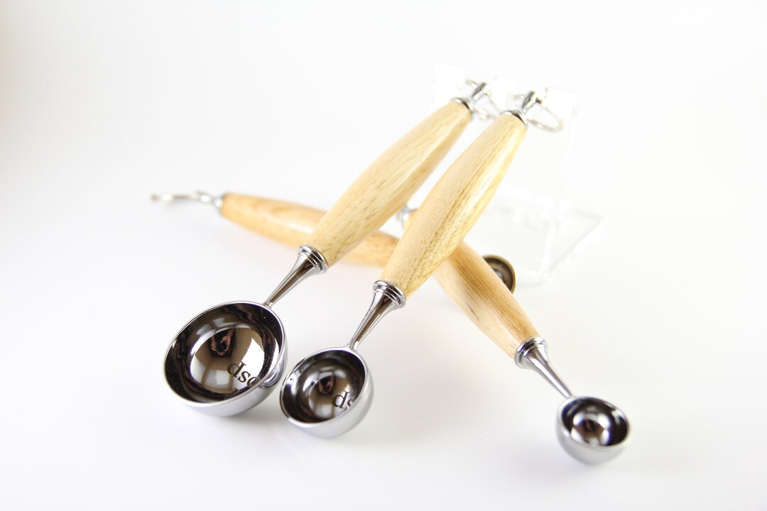 Hand Made Wood Measuring Spoons Set - Hickory - Etsy