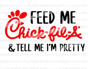 Chick Fil A SVG File Eat More Chicken svg Fast Food SVG | Etsy