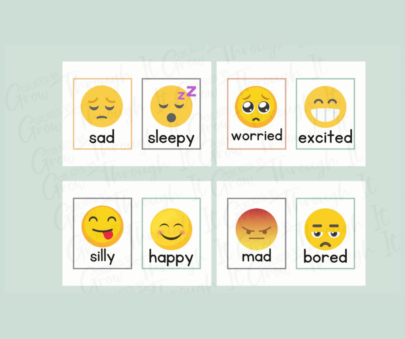 Feelings Chart - Today I'm Feeling - Learning Emotions - Homeschool ...