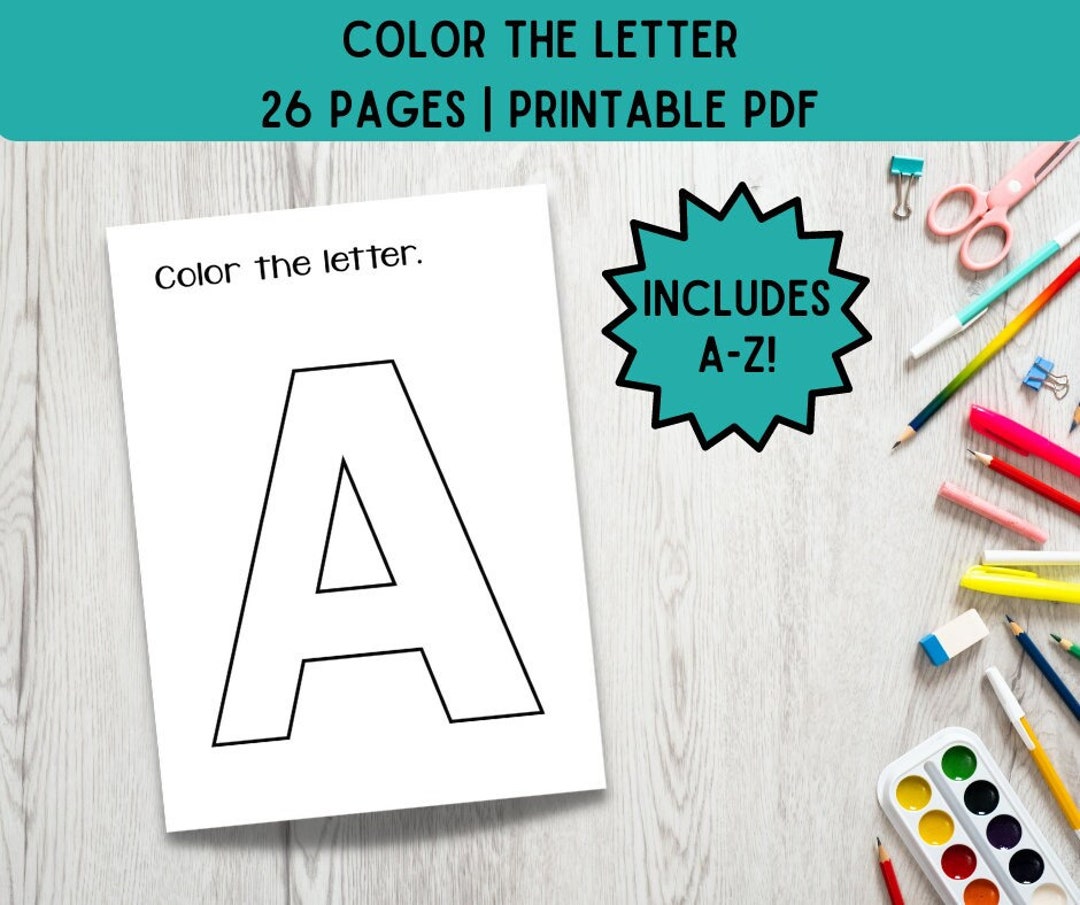 Preschool Letters of the Week - Alphabet Curriculum Worksheets ...