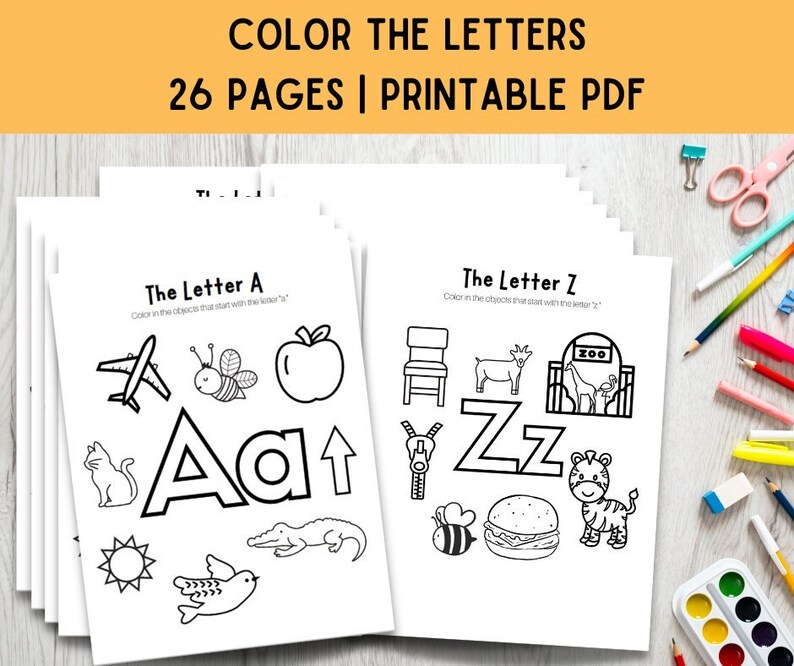 Preschool Letters of the Week Alphabet Curriculum Worksheets Printable ...