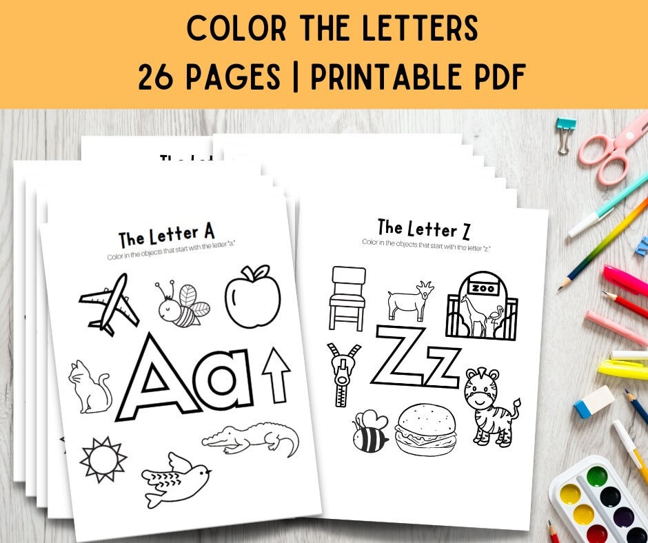 Preschool Letters of the Week Alphabet Curriculum Worksheets Printable ...
