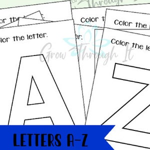 Preschool Letters of the Week - Alphabet Curriculum Worksheets ...