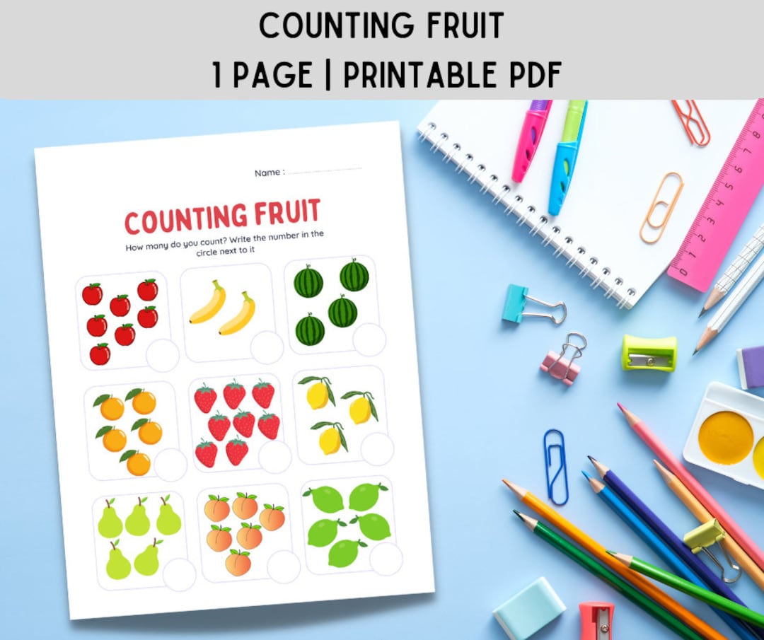 Preschool Counting Pre-k Curriculum Worksheets Printable Preschool ...