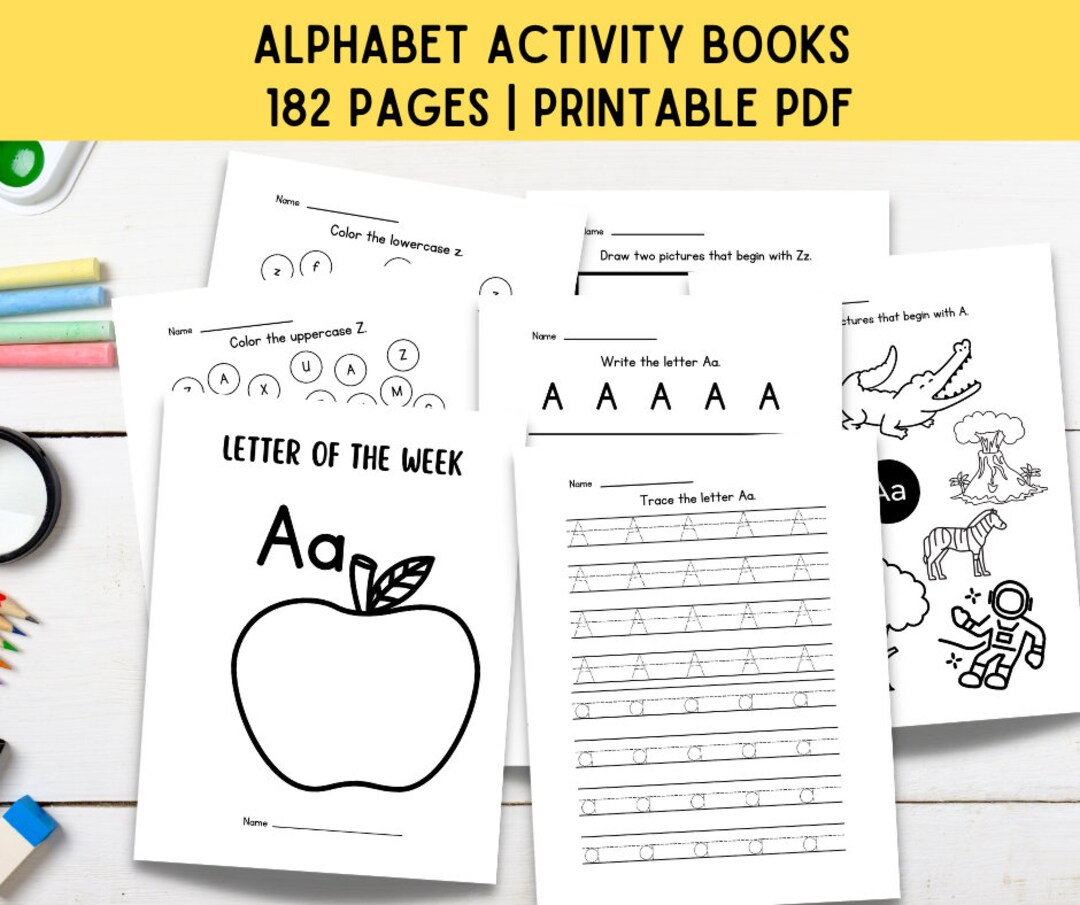 Preschool Letters of the Week - Alphabet Curriculum Worksheets- Trace ...