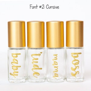 Customizable 5 Ml Labels Only - Etsy