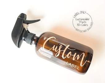 Glass Cleaner Label - Etsy