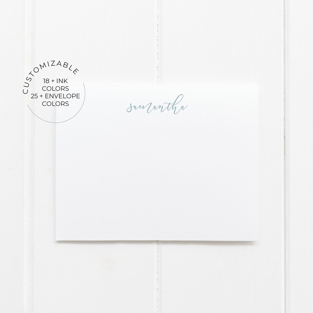 Name Cards Customized Cards Personalized Stationery - Etsy