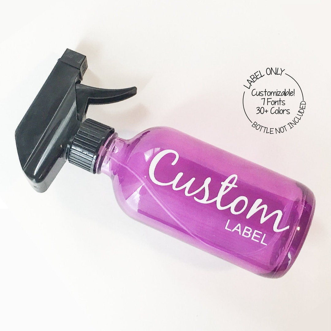 8 Oz Label - Decal Only | All-purpose | Bathroom Cleaner | Kitchen ...